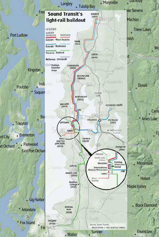 Seattle light rail vs DC, NYC, and SF – Ben Hudson's research website ...